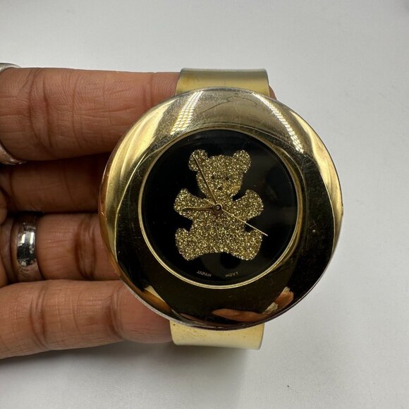 Fashion Jewelry | Accessories | Vintage Watch Womens Gold Tone Black ...